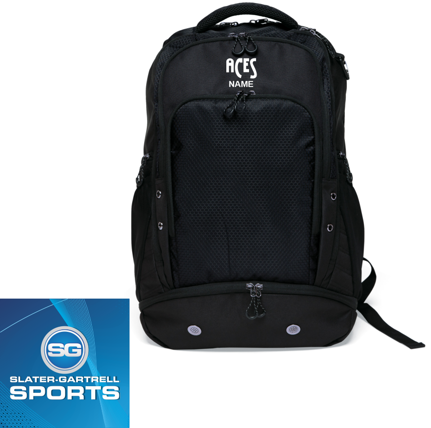 Aces Netball Backpack | Slater Gartrell Sports - Sports Equipment and ...